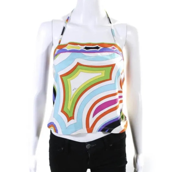 Emilio Pucci | Tops | Sold Emilio Pucci Halter Top | Poshmark